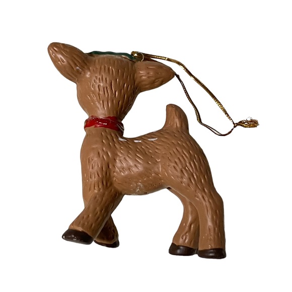 Vintage | Holiday | Vintage Ceramic Reindeer Christmas Ornaments Lot Of ...